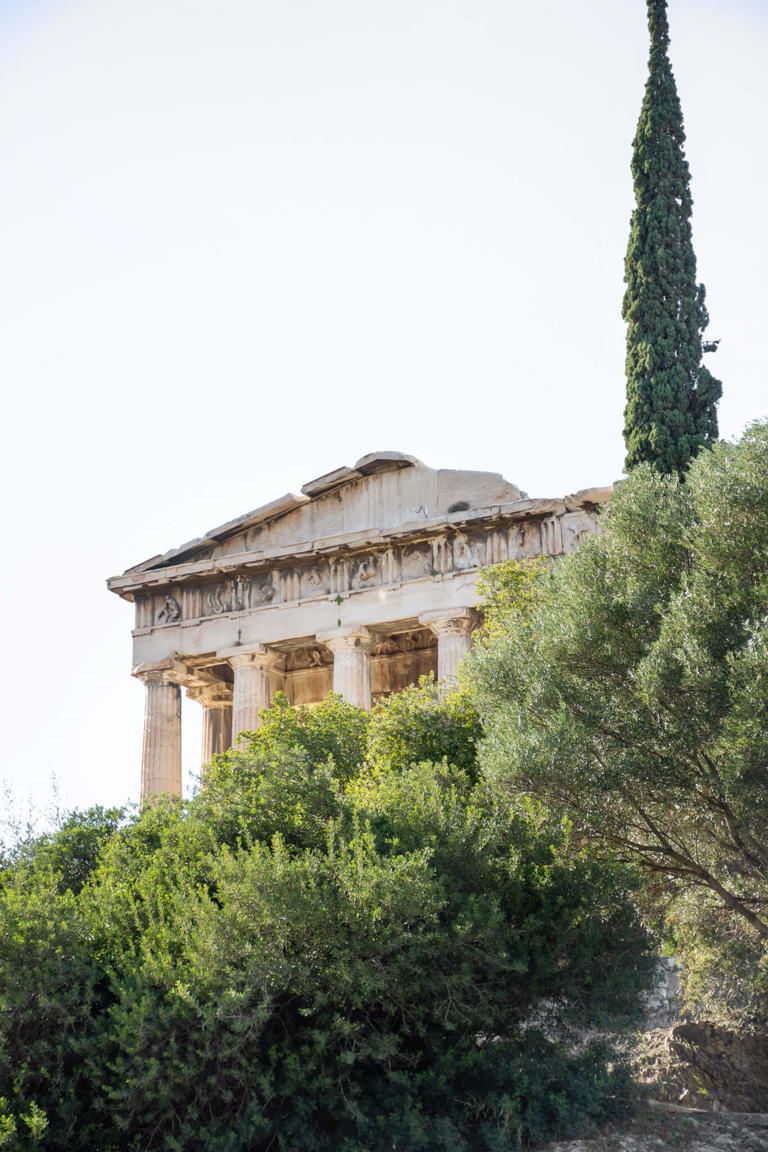Visiting the Agora of Ancient Athens, Greece
