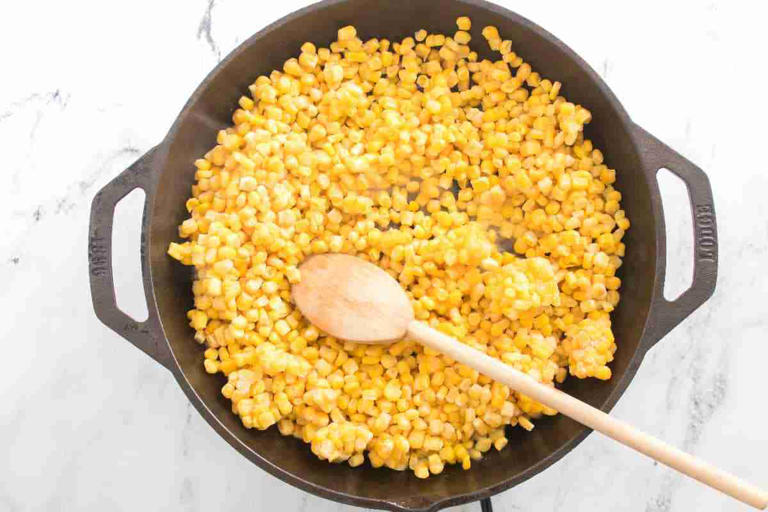 Easy Honey Butter Skillet Corn Recipe