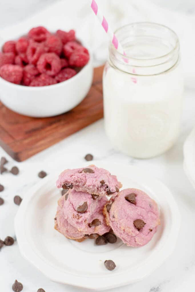 Raspberry Chocolate Chip Cookies