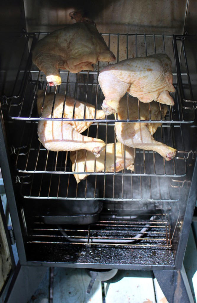 Coca-Cola smoked chicken quarters