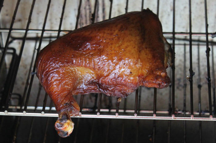 Coca-Cola smoked chicken quarters