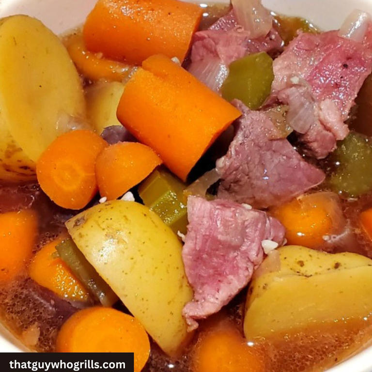 Smoked Beef Stew Recipe! Perfect comfort food!