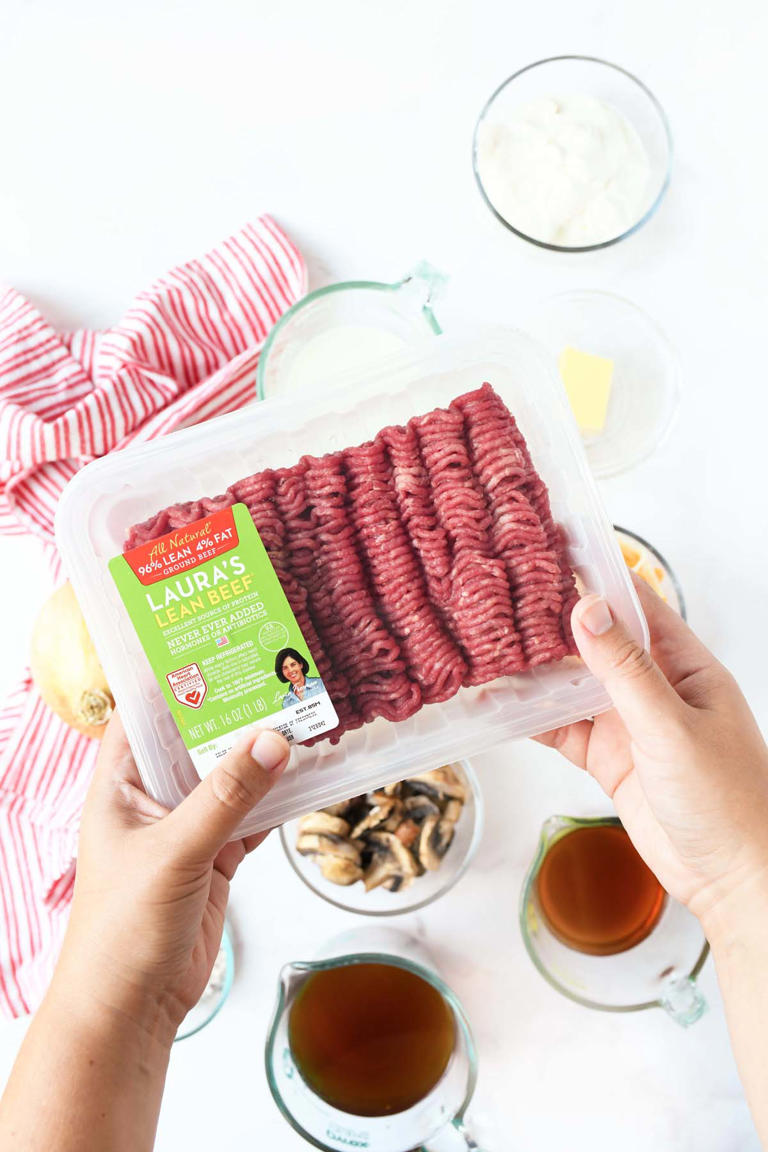 French Onion Beefy Rice Casserole