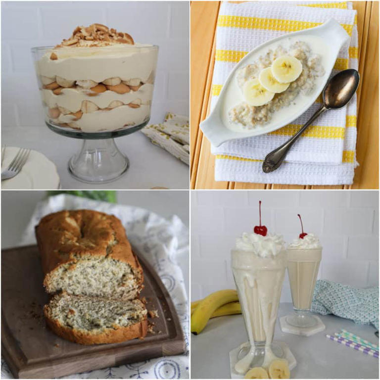 25+ Banana Recipes perfect for ripe bananas!
