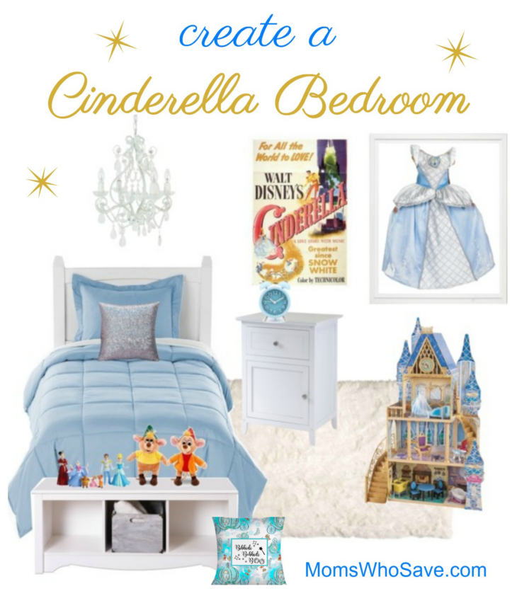 Create a Pretty Cinderella Bedroom for Your Child