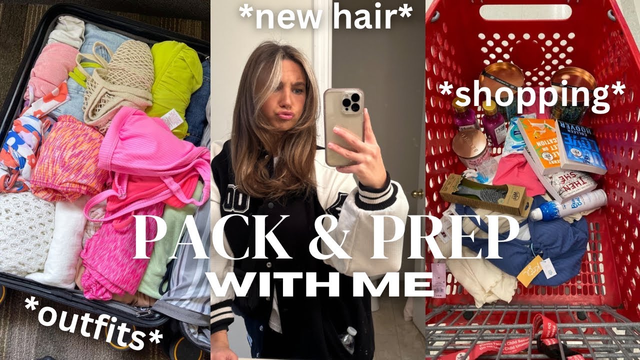 Prep and pack with me for my birthday trip