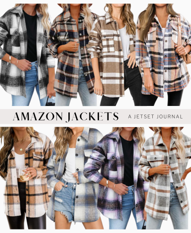 Add A New Plaid Shacket Over Any Outfit