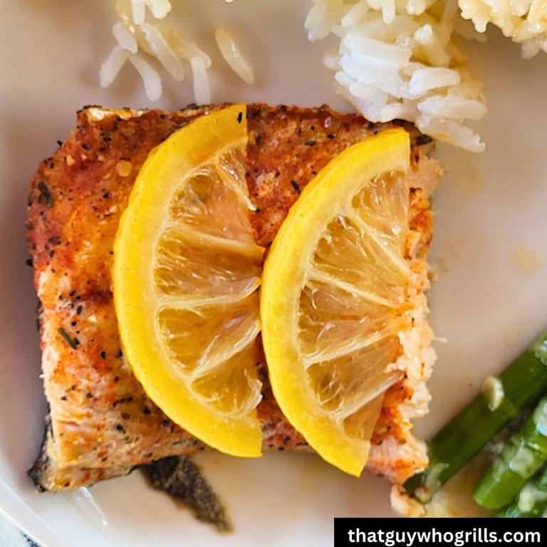 Foil packet grilled salmon!