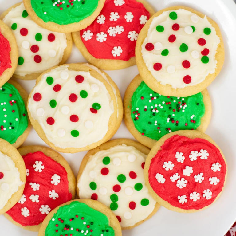 Four Christmas Cookies with One Main Dough Base