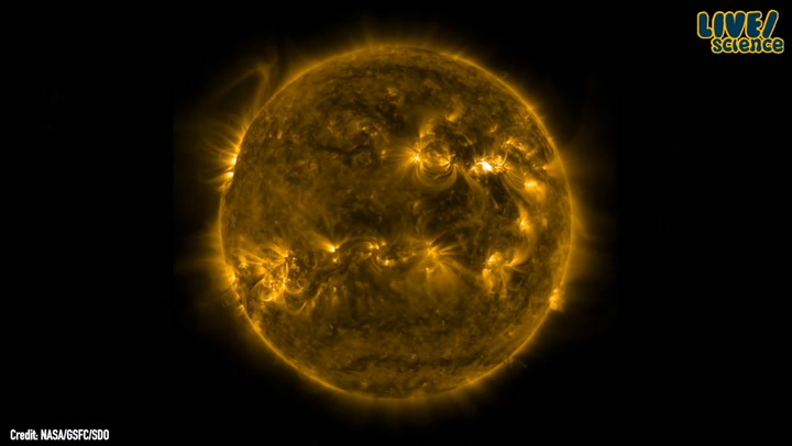 Those beautiful auroras were from a major solar flare