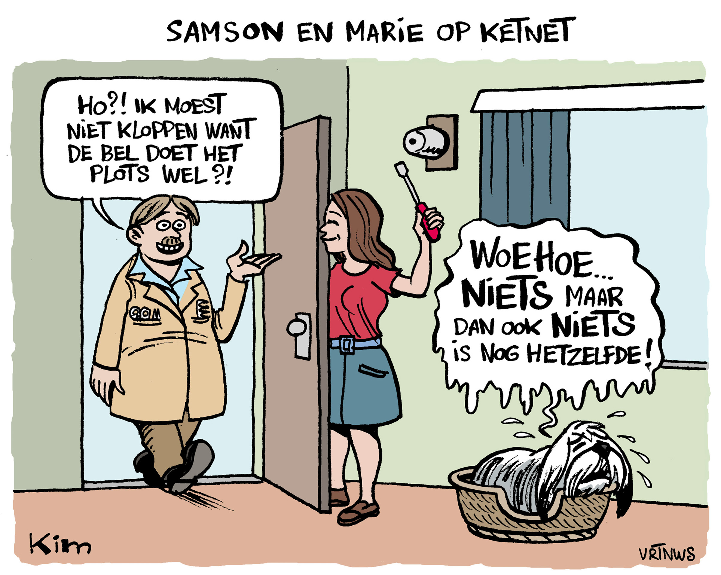 Marie Verhulst maakt Samson ongelukkig