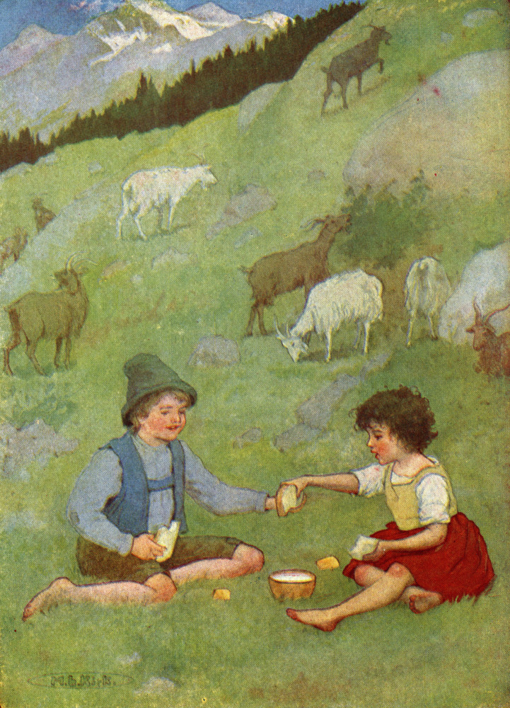 Revisitez l'histoire Heidi. Qui était la petite fille des Alpes