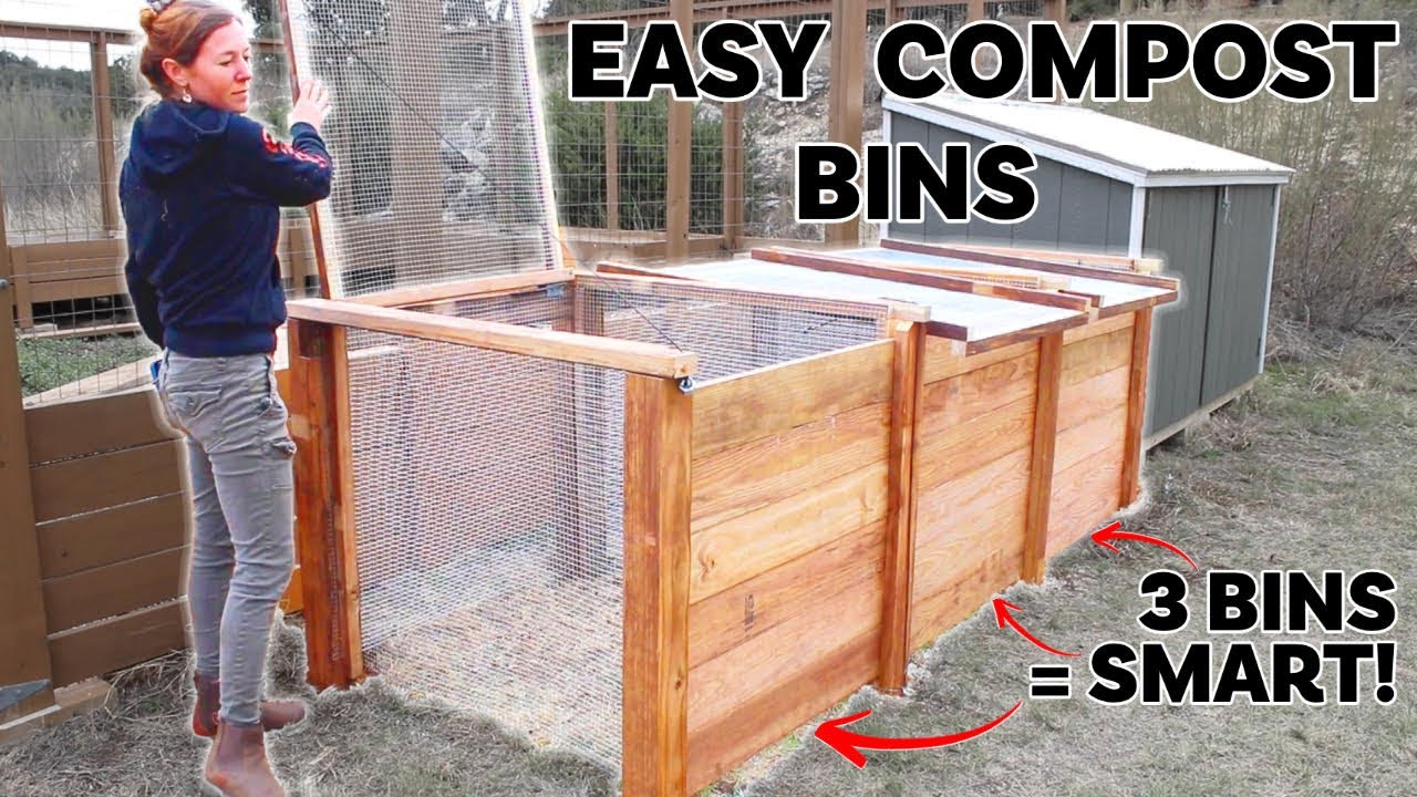 Make Easy DIY Compost Bins with These Simple Plans