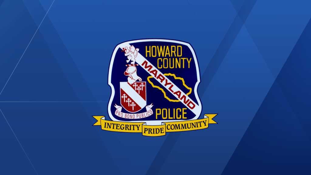 Howard County police officer struck by vehicle during traffic stop