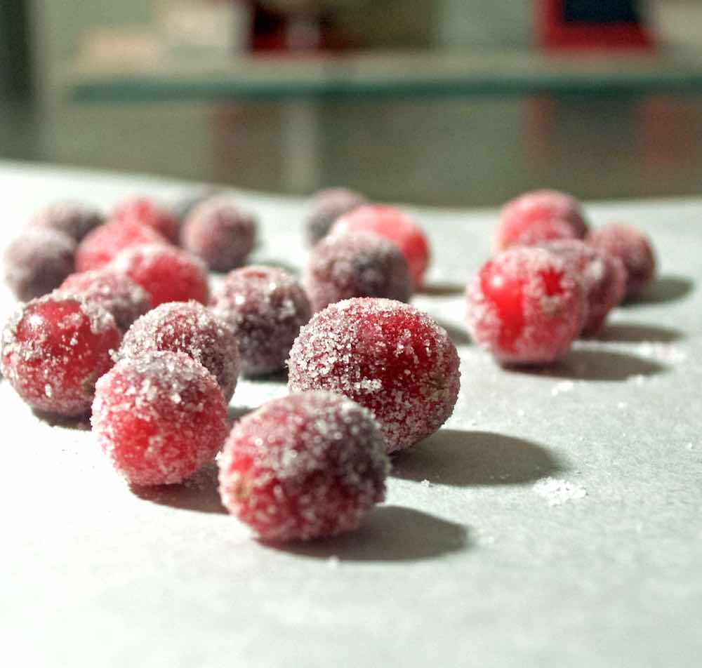 How to make sugared cranberries for cocktails & snacking