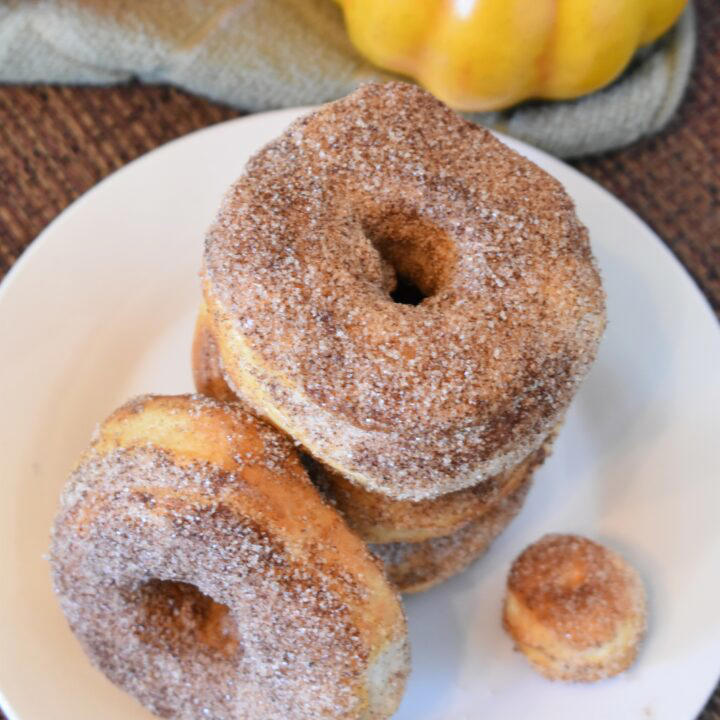 Air Fryer Pumpkin Spice Donuts