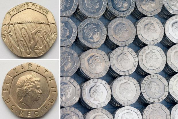The rare Royal Mint 20p coin selling for £90 on eBay - how to spot