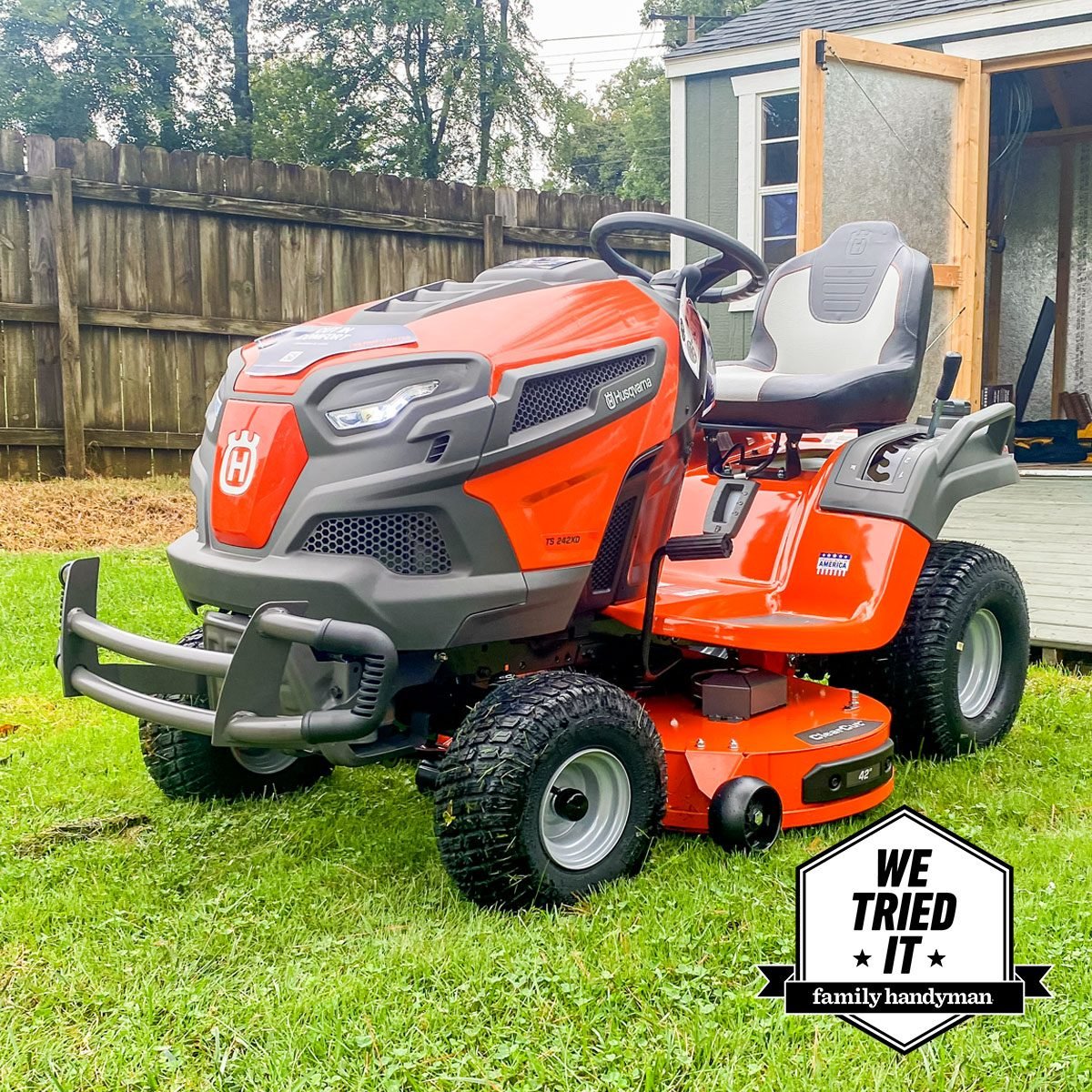 Husqvarna TS 242XD Review: This Riding Lawn Mower Offers Speed, Power ...