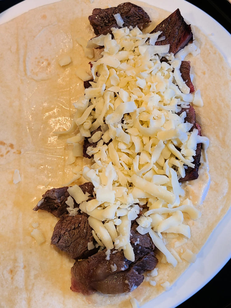 Delicious Smoked Prime Rib Quesadilla!