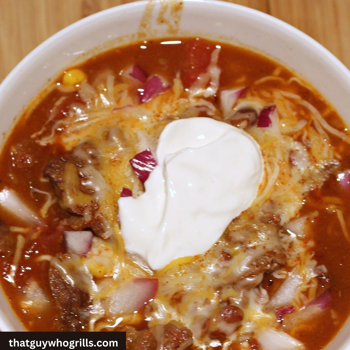 Slow cooker prime rib chili recipe