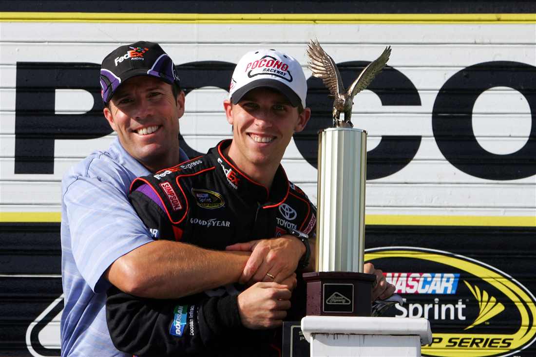 Denny Hamlin through the years