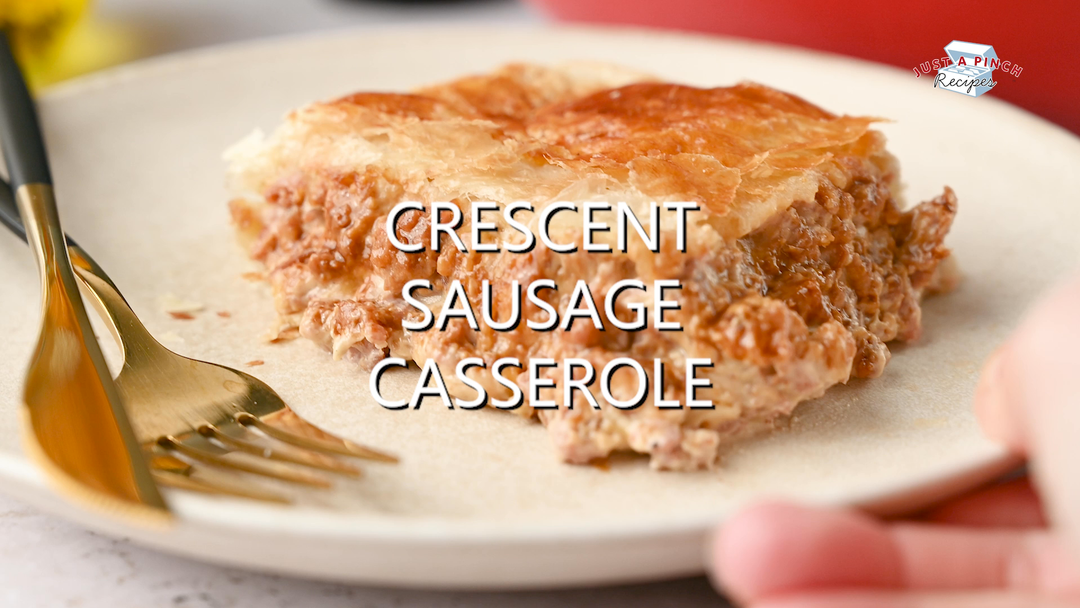 Crescent sausage casserole