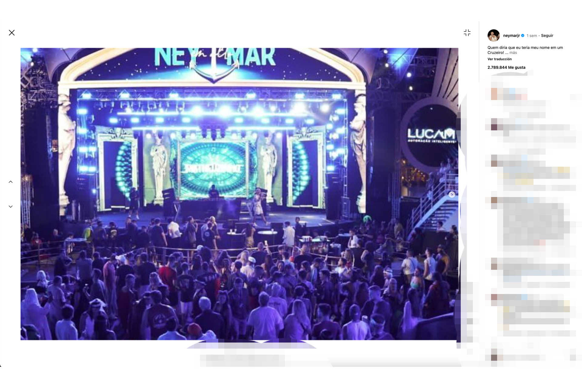 Presumed dead: the internet star who jumped off Neymar's cruise ship