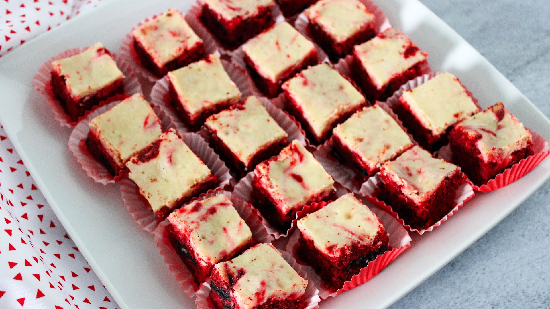 These semi-homemade red velvet cream cheese brownies are perfect for ...