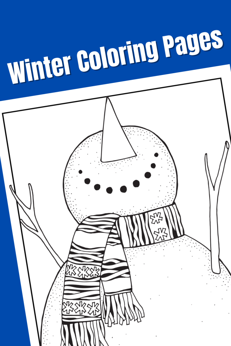 12 Free Winter Coloring Pages