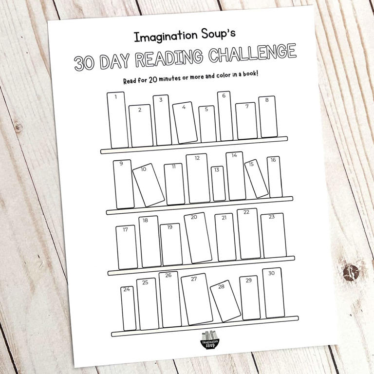 2025 30-Day Reading Challenge for Kids