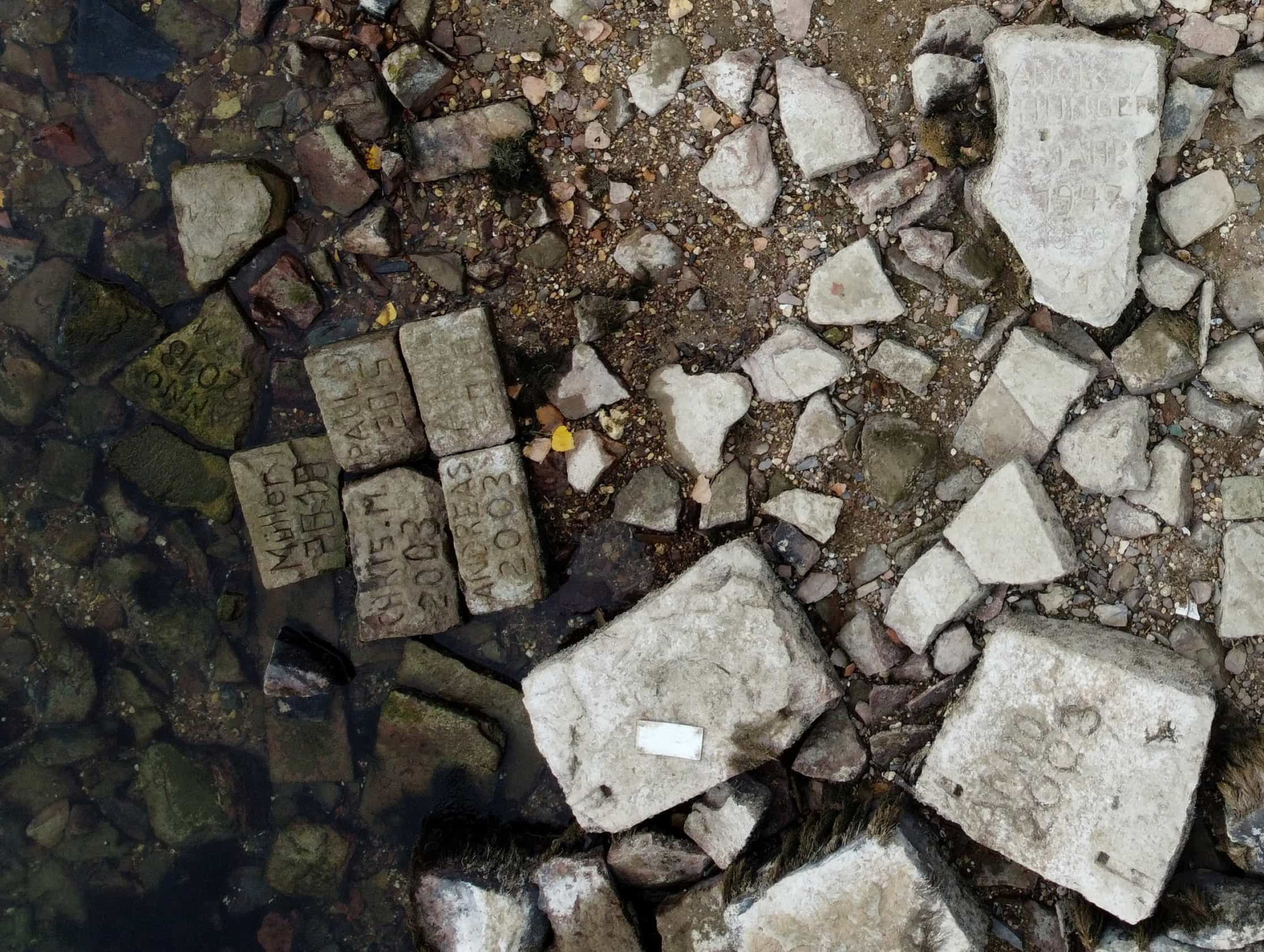 Erstaunliche Entdeckungen durch sinkende Wasserstände