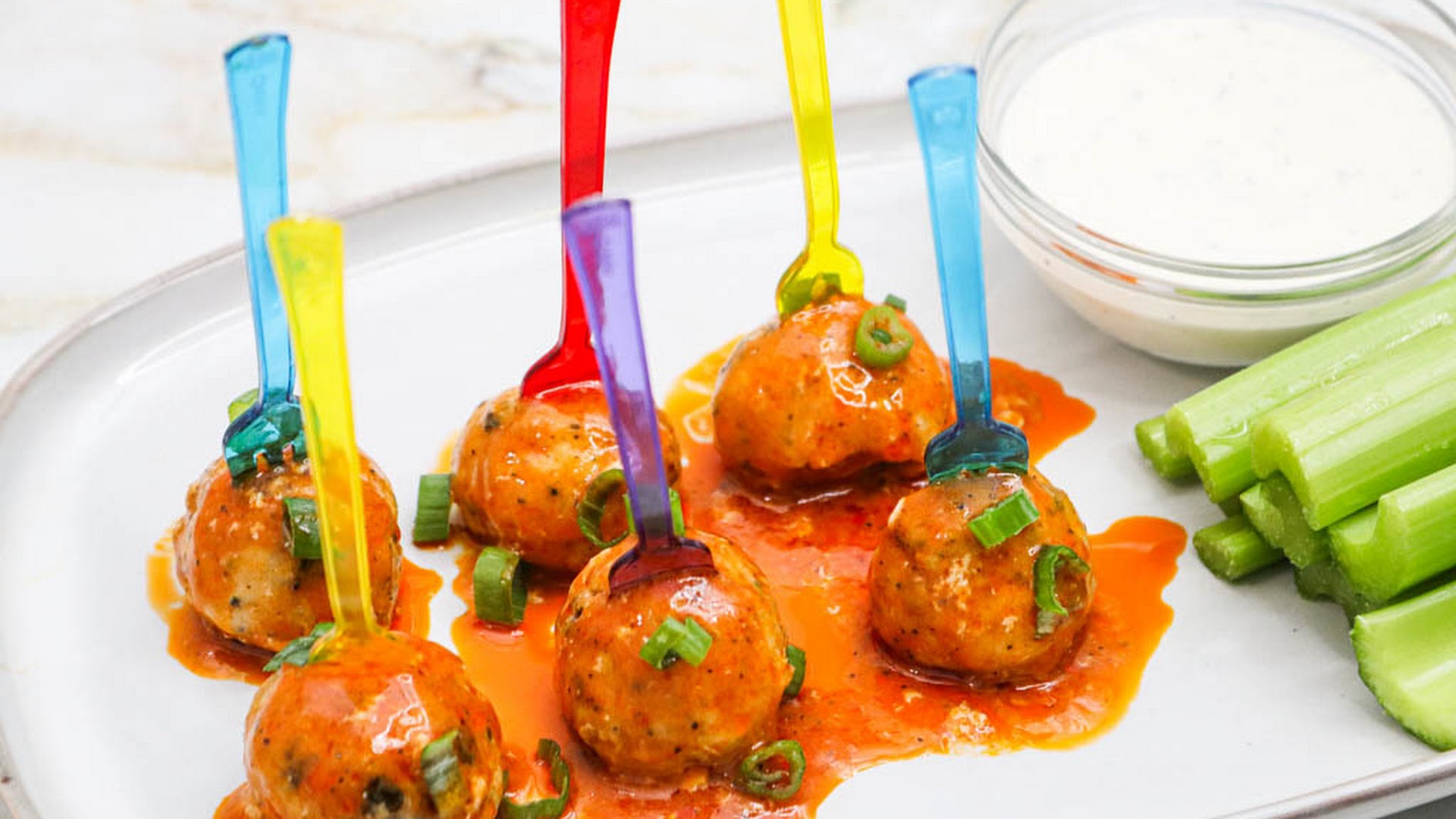 Buffalo Chicken Meatballs Are A Delicious And Easy Way To Enjoy The ...