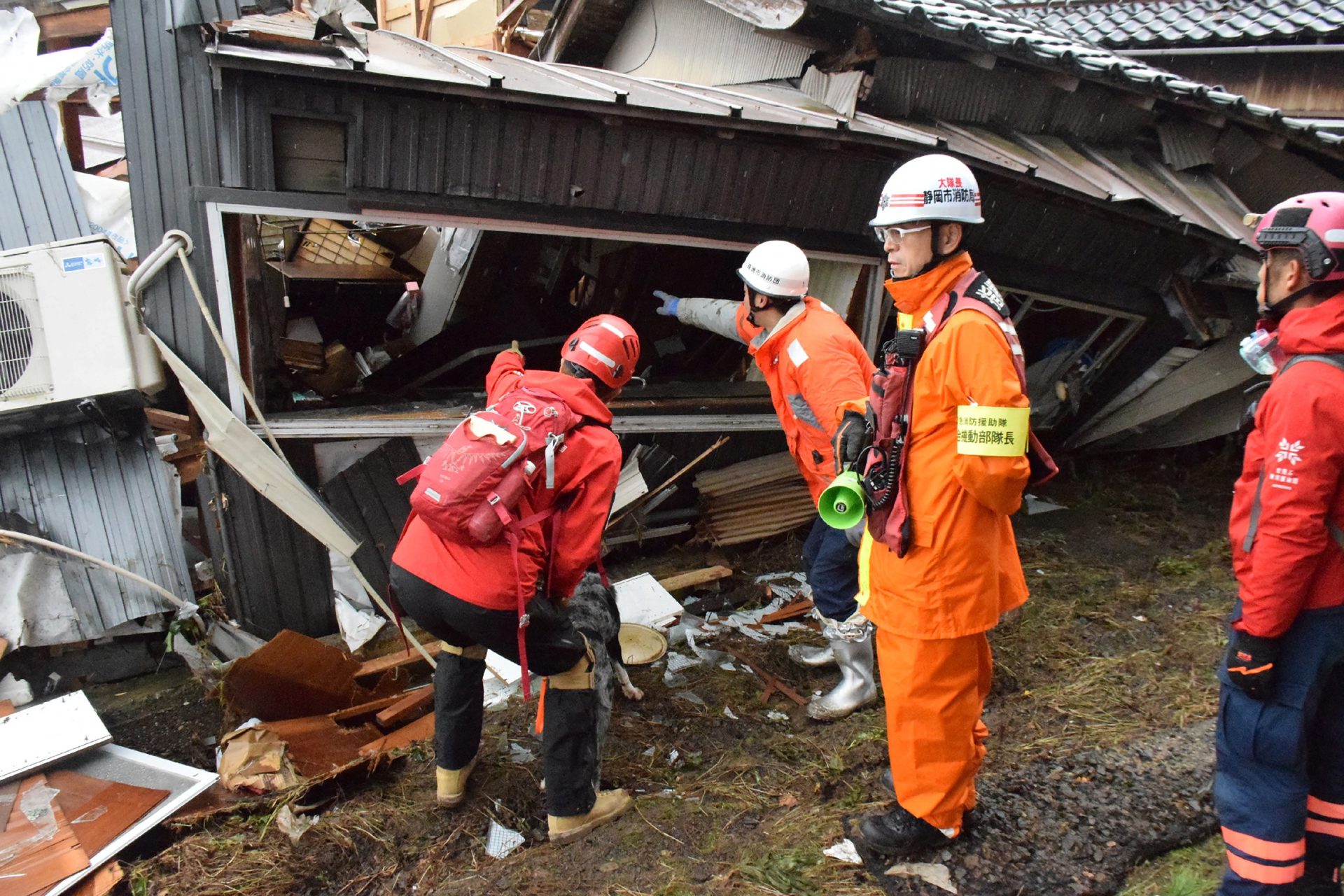 In pictures: rescue missions continue in Japan after Earthquake