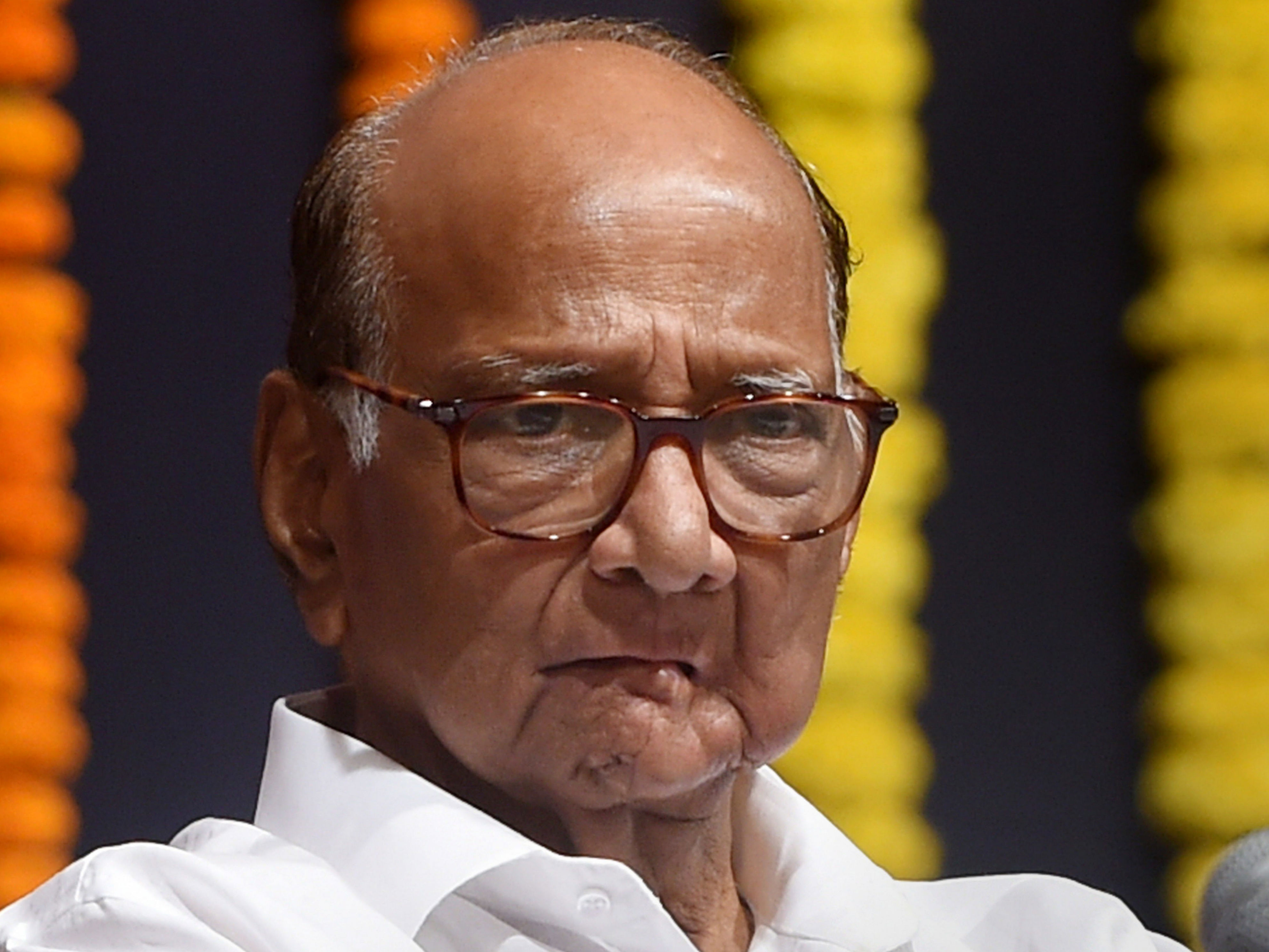 Sharad Pawar, Ajit Pawar share dais at Satara event