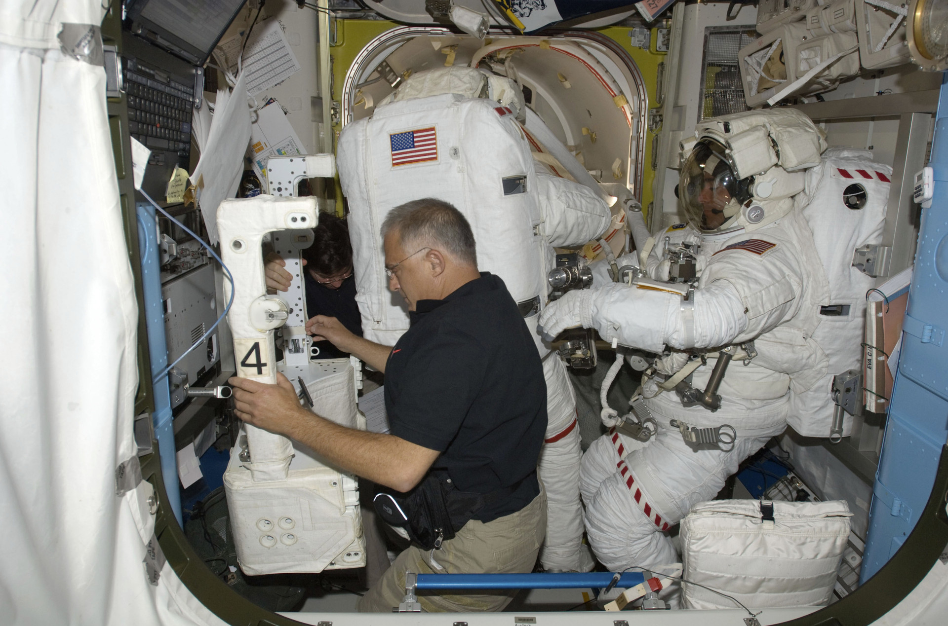 A rare look into the daily lives of astronauts in space