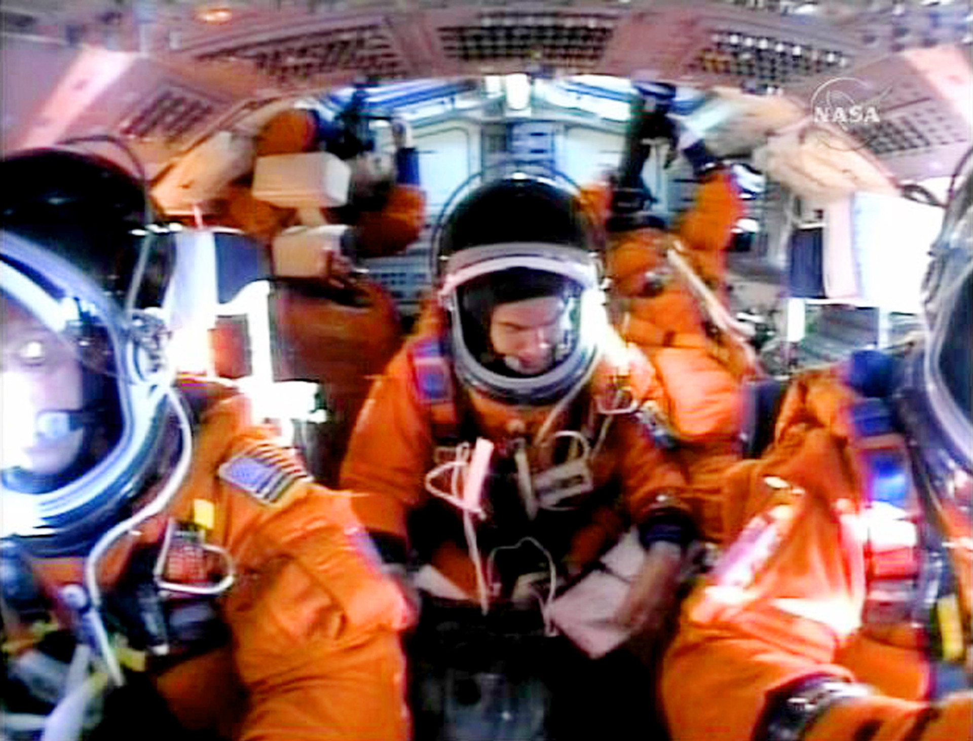 A rare look into the daily lives of astronauts in space