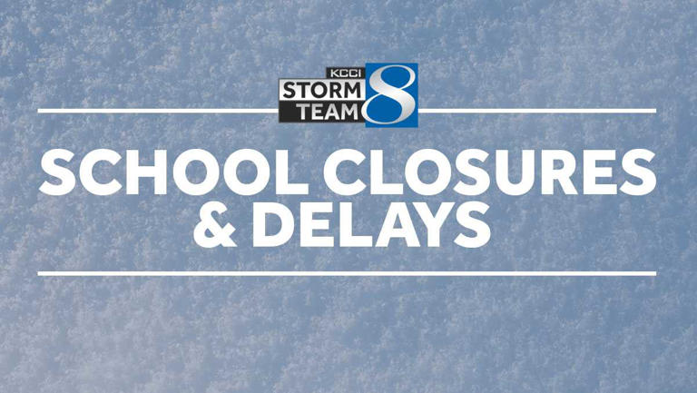 Iowa weather: List of school closings Wednesday