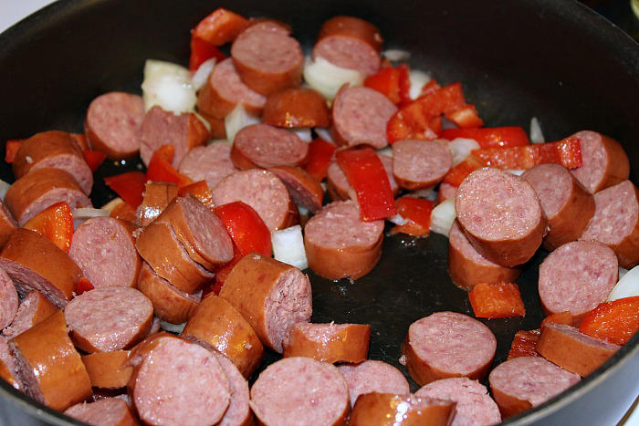 Easy Sausage Rice Skillet Dinner