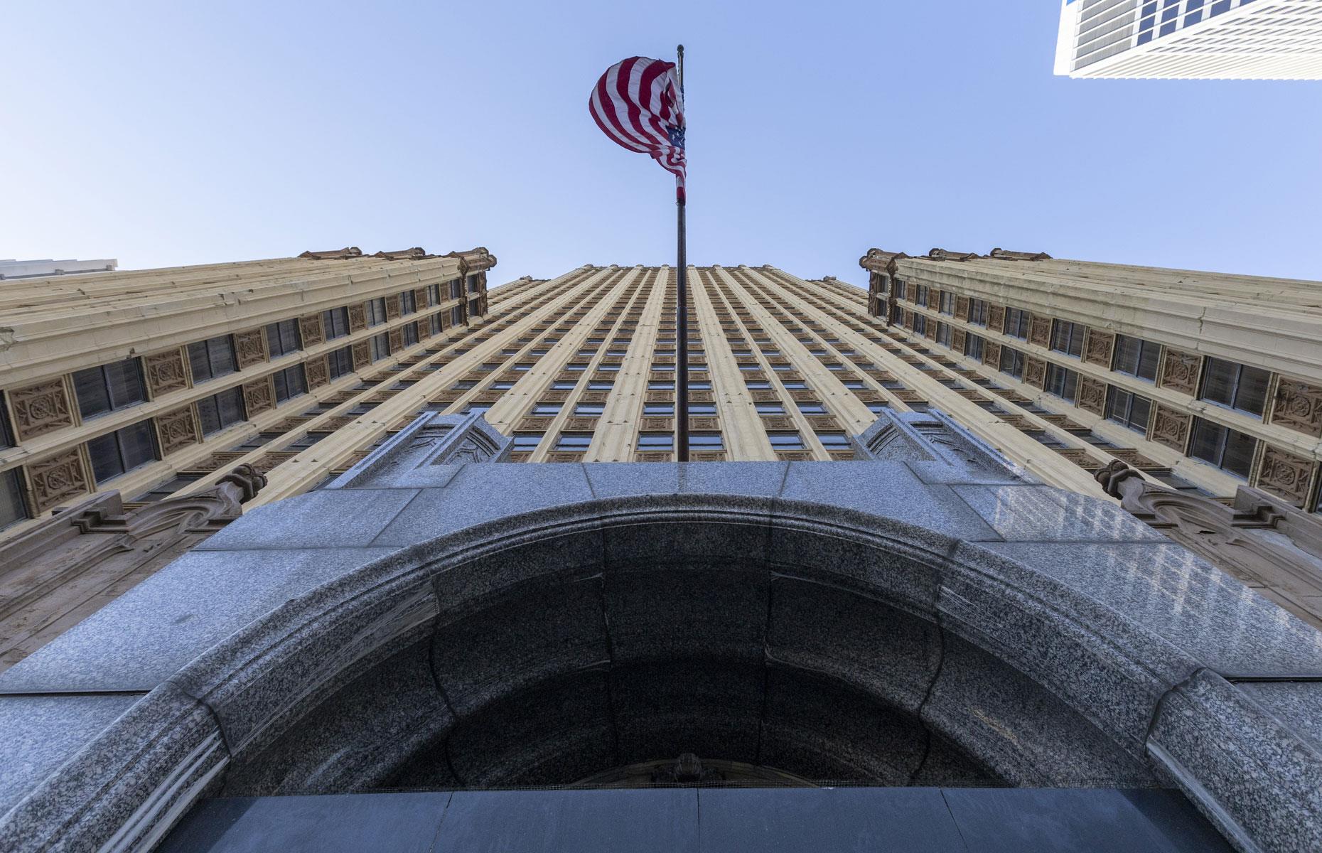 An abandoned skyscraper with a secret past