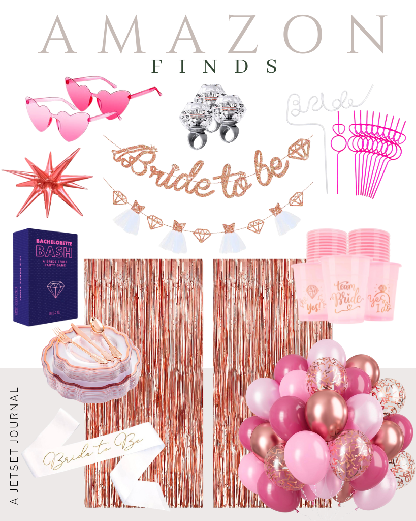 A Ton of Cute Stuff for a Bachelorette Party