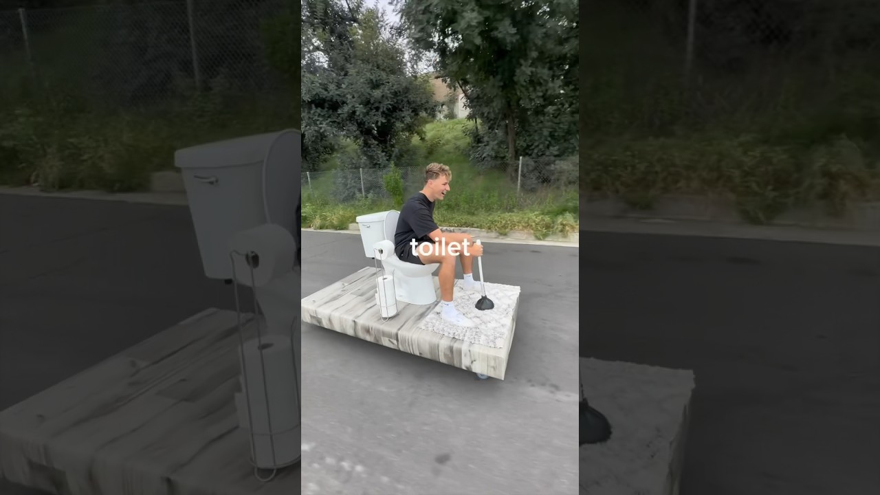 I Turned My Toilet Into a Car — You Have to See This!