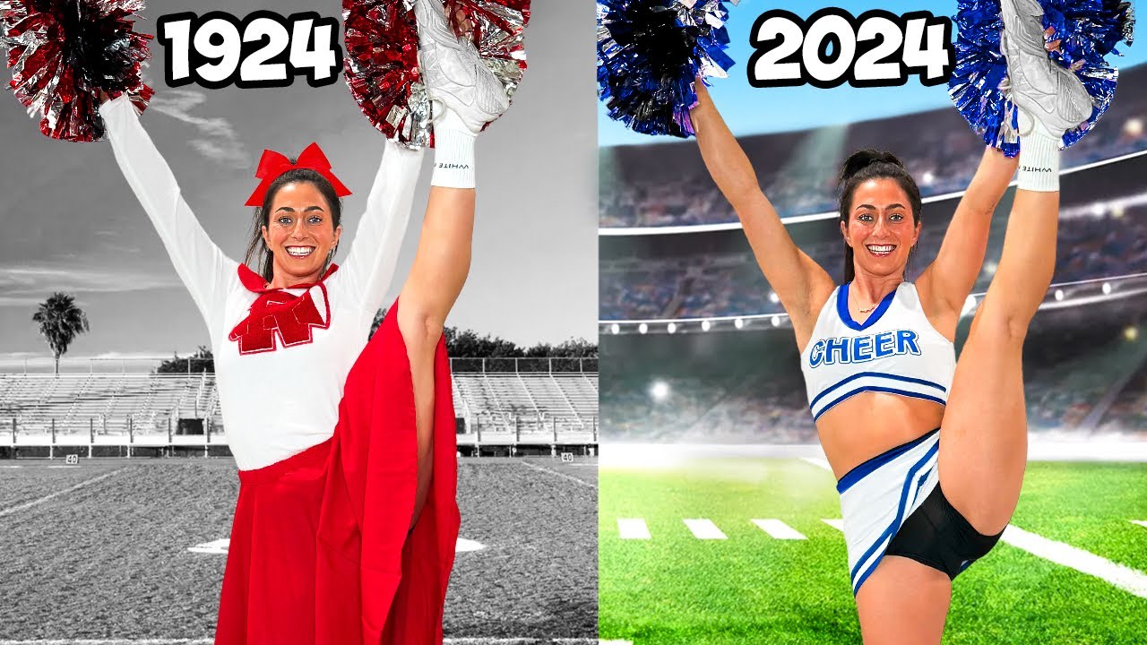 Trying A Century of Cheerleading in One Video