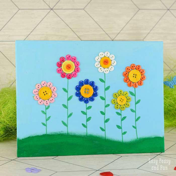 6 Fun Button Crafts for Kids