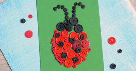 6 fun button crafts for kids