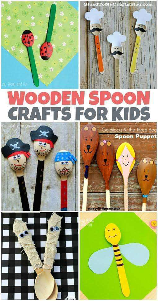 7 easy wooden spoon crafts
