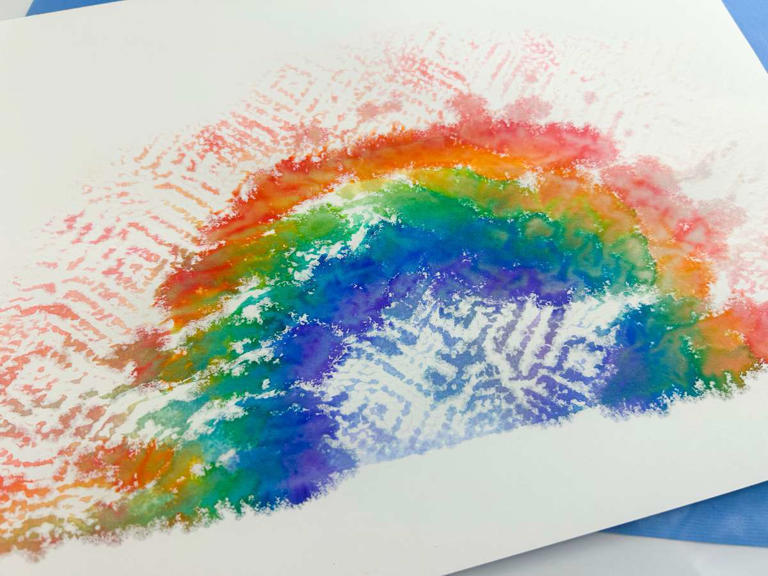 Cute STEM Rainbow Art Craft
