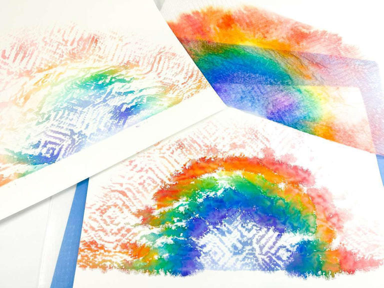 Cute STEM Rainbow Art Craft