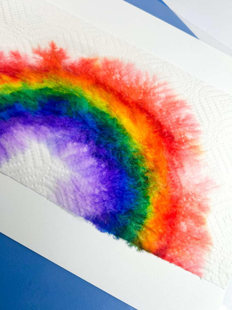 Cute STEM Rainbow Art Craft