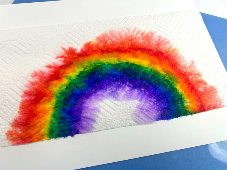 Cute STEM Rainbow Art Craft