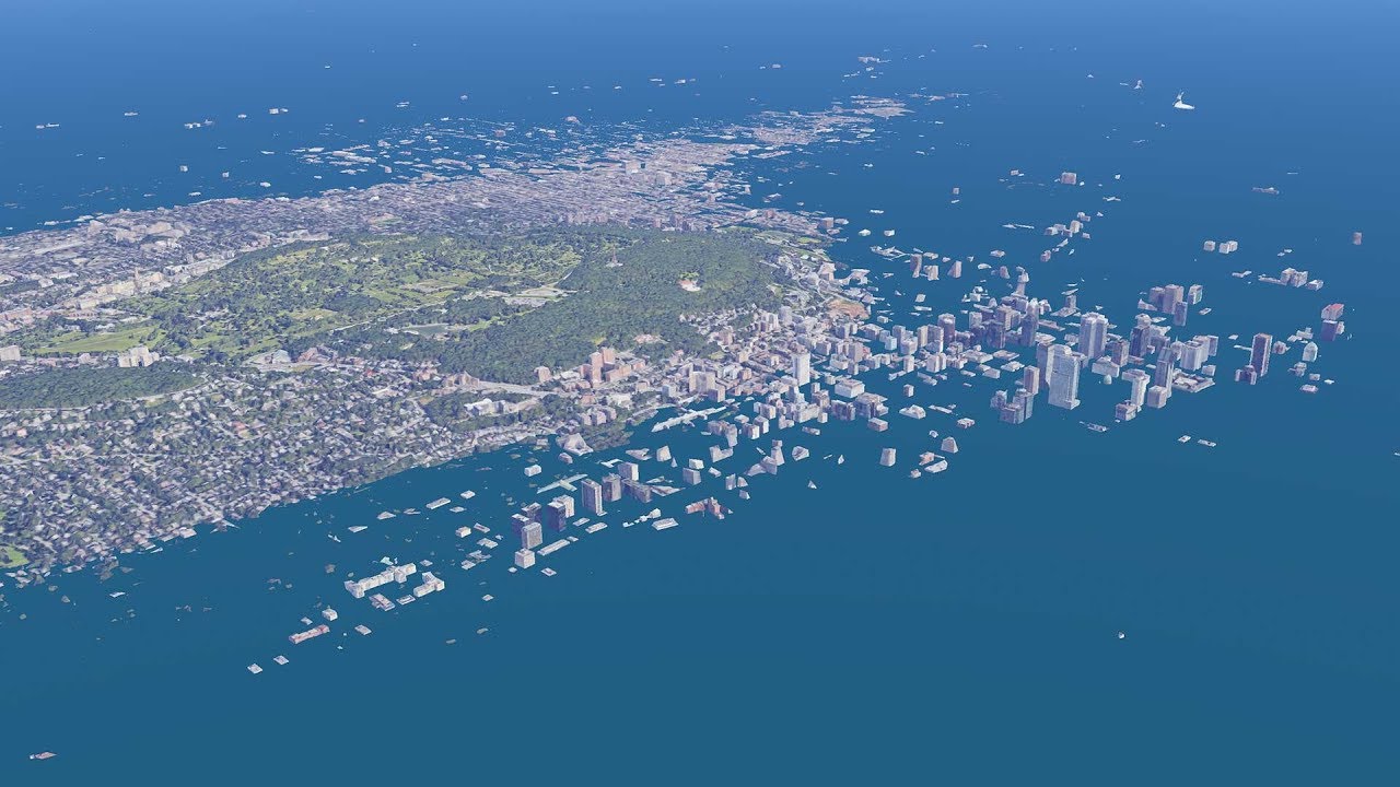 What Do Cities in a World Without Ice Look Like?